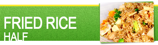 FRIED RICE - HALF - Weborder
